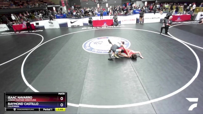 119 lbs 3rd Place Match - Isaac Navarro, Junior Panther Wrestling vs ...