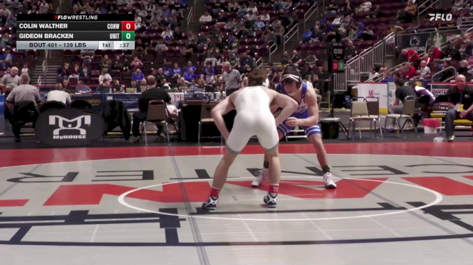 139 lbs Consi 4 - Colin Walther, Conwell Egan vs Gideon Bracken, United