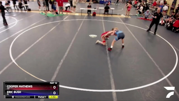 113 lbs Cons. Round 4 - Cooper Mathews, CO vs Eric Bush, FL