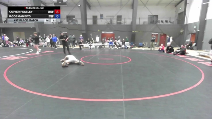 U16 FK - 100 lbs 1st Place Match - Jacob Gambito, Scrap Yard Garage ...