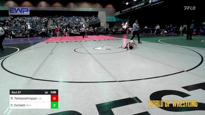 52 lbs Semifinal - Rivers Tahdooahnippah, Elgin Wrestling vs Cooper ...