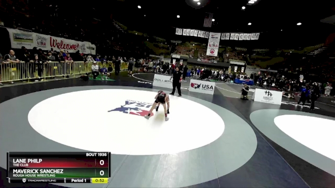 83 lbs Champ. Round 2 - Lane Philp, The Club vs Maverick Sanchez, Rough ...