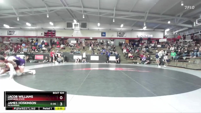 157 lbs Champ. Round 3 - Jacob Williams, Northern State vs James ...