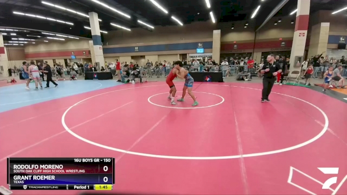 150 lbs Cons. Round 2 - Rodolfo Moreno, South Oak Cliff High School ...