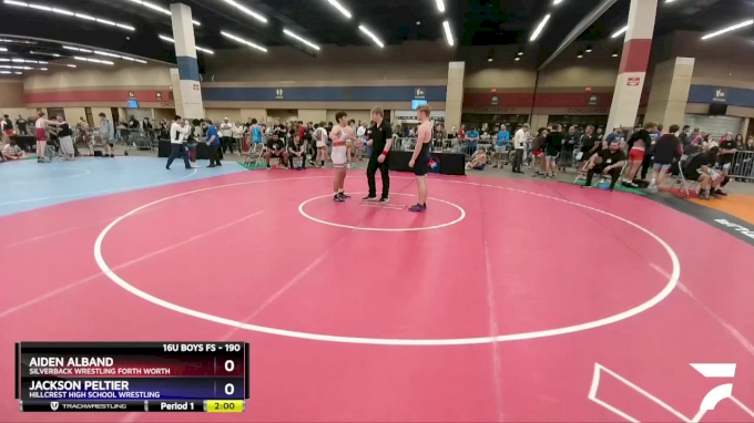 190 lbs Champ. Round 1 - Aiden Alband, Silverback Wrestling Forth Worth ...