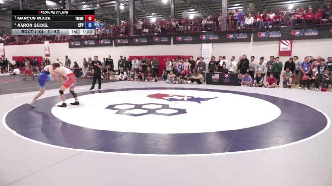 61 kg Semis - Marcus Blaze, Titan Mercury Wrestling Club (TMWC) vs ...