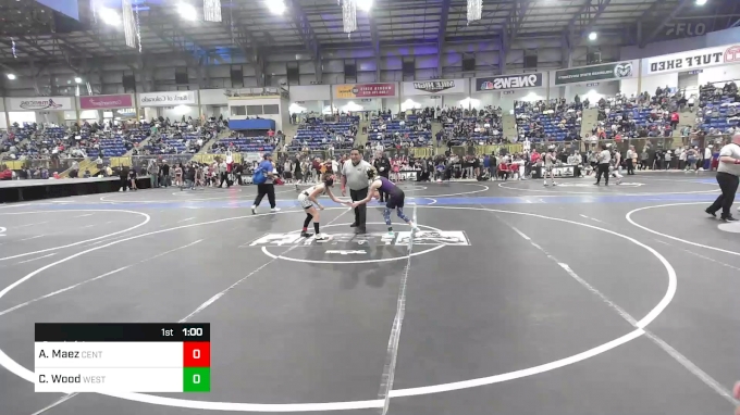 80 lbs Consi Of 4 - Ariana Maez, Centauri Middle School vs Carly Wood ...