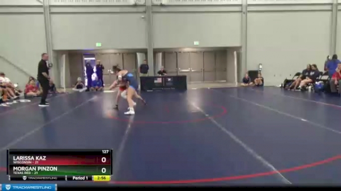 127 lbs Placement Matches (8 Team) - Larissa Kaz, Wisconsin vs Morgan ...