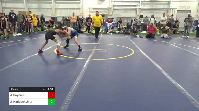 M-75 lbs Final - Jeremiah Payne, OH vs Jared Haddock Jr, DE