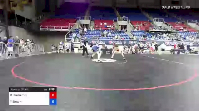 152 lbs Consi Of 32 #2 - Dominic Parker, West Virginia vs Trenton Dow ...