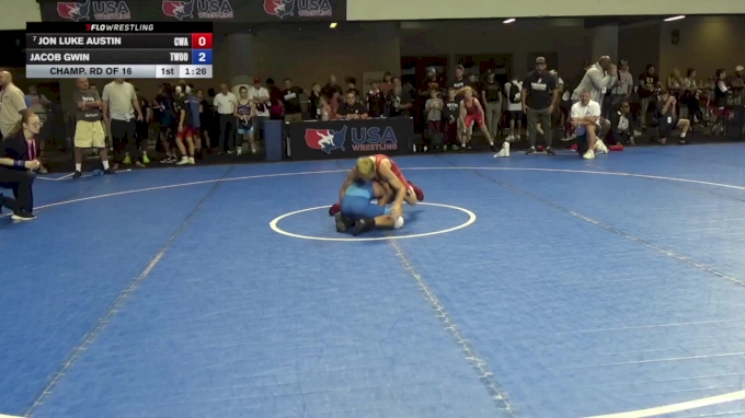 88 lbs Champ. Rd Of 16 - Jon Luke Austin, Contenders Wrestling Academy ...