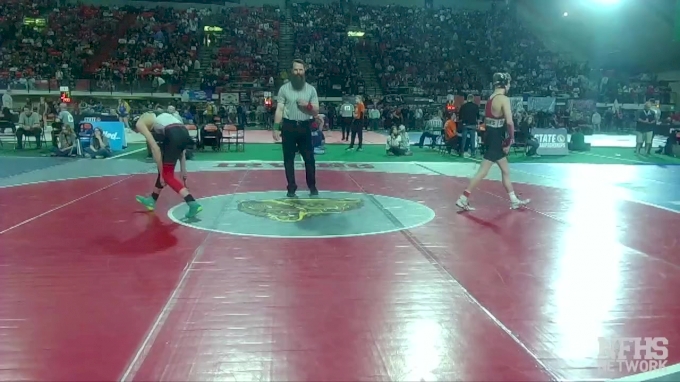 3A 120 lbs Champ. Round 1 - Boden Banta, South Fremont vs Wylee ...