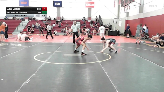 106 lbs Semifinal - Luke Loren, Monster Garage vs Nelson Villafane, Mat ...