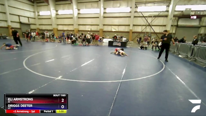 67 lbs 1st Place Match - Eli Armstrong, ID vs Driggs Deeter, UT