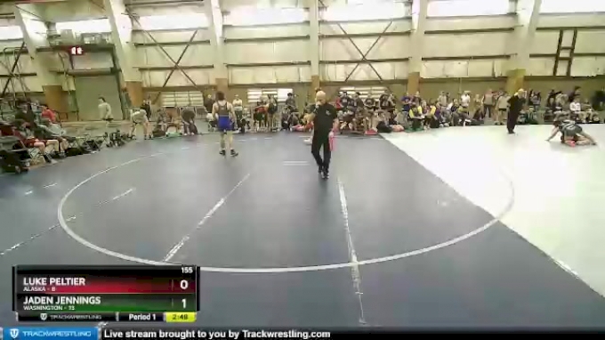 155 lbs Round 2 (10 Team) - Luke Peltier, ALASKA vs Jaden Jennings ...