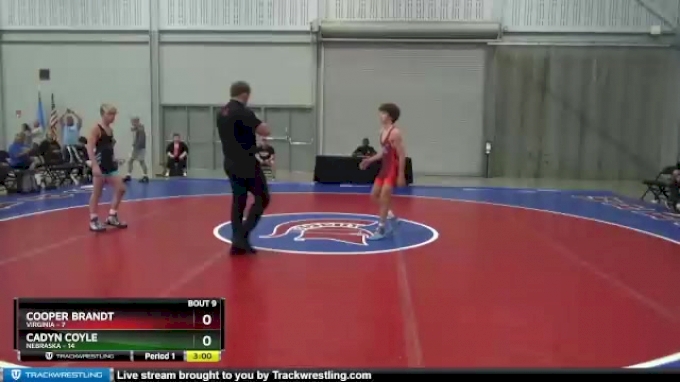 106 lbs 2nd Wrestleback (8 Team) - Cooper Brandt, Virginia vs Cadyn ...