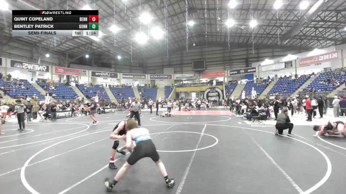 130 lbs Semifinal - Quint Copeland, Bennett WC vs Bentley Patrick, Gunnison