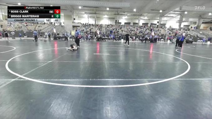 65 lbs Champ. Round 1 - Ross Clark, Rabbit Wrestling Club vs Briggs ...