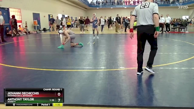 141 lbs Champ. Round 2 - Jake Brown, Penn State Behrend vs Josiah Gehr ...