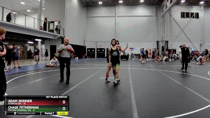 120 lbs Placement (4 Team) - Chase Fetherman, Pocono Regional WC vs ...