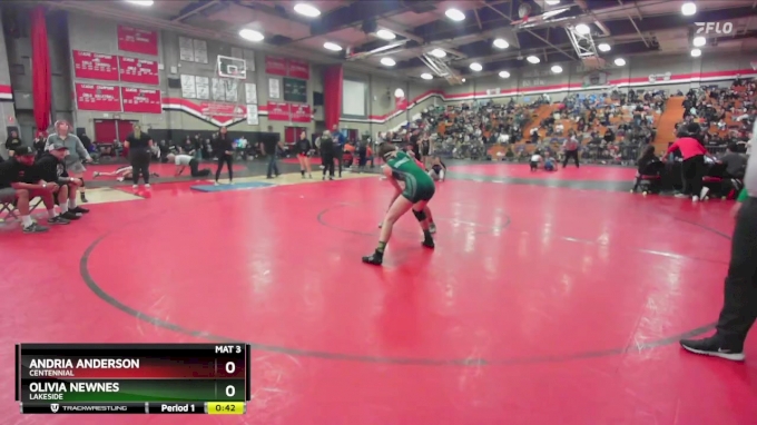 125 lbs Cons. Round 2 - Andria Anderson, Centennial vs Olivia Newnes ...