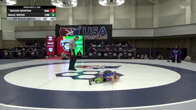 43 lbs 1st Place Match - Mason Morton, Perry Meridian Wrestling Club vs ...