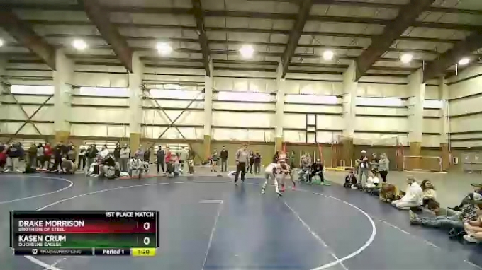 135 lbs 1st Place Match - Drake Morrison, Brothers Of Steel vs Kasen ...
