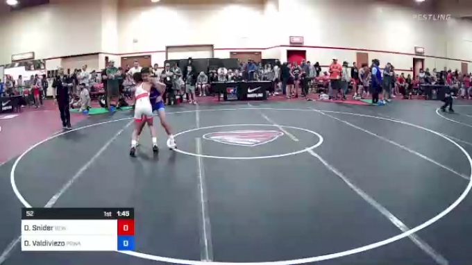 52 lbs Round Of 32 - Dustin John Snider, Betterman Elite Wrestling vs ...