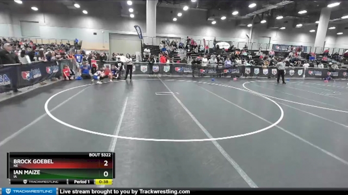 83 lbs Champ. Round 2 - Brock Goebel, NE vs Ian Maize, IA