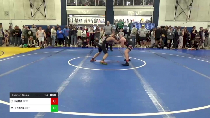 132 lbs Quarterfinal - Cole Pettit, Peters Township vs Mason Felton ...