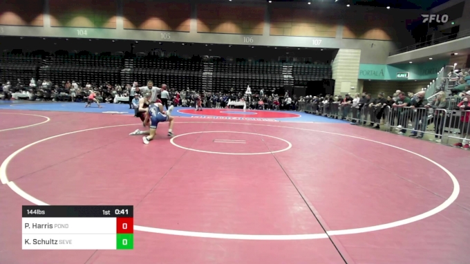 144 lbs Consi Of 16 #1 - Payton Harris, Ponderosa vs Kilian Schultz ...