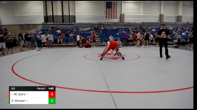 123 lbs Cons. Round 7 - Marlo Clark, Lake Highland Prep vs Colin ...