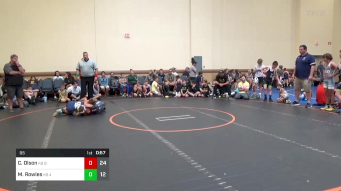 95 lbs Rr Rnd 3 - Camden Olson, K8 Silo WC vs Matthew Rowles, K8 4M