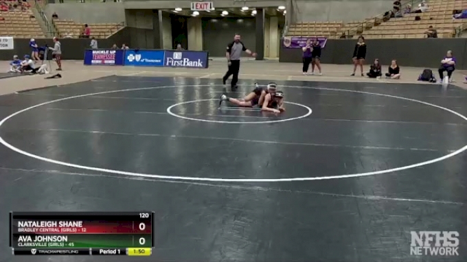 120 lbs Semis (4 Team) - Nataleigh Shane, Bradley Central (Girls) vs ...