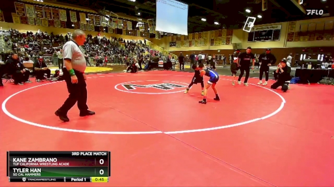 63 lbs 3rd Place Match - Kane Zambrano, TUF California Wrestling Acade ...