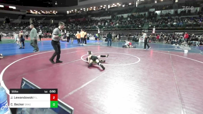55 lbs Consi Of 16 #2 - Jonathan Lewandowski, F.l.o.w. vs Cai Becker ...