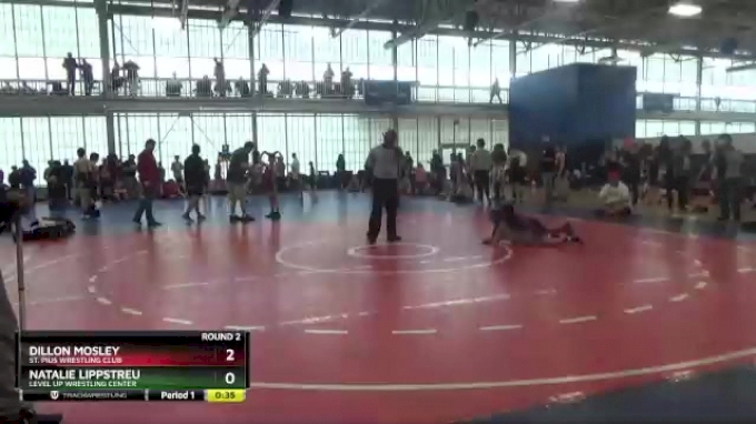81 lbs Round 2 - Natalie Lippstreu, Level Up Wrestling Center vs Dillon ...