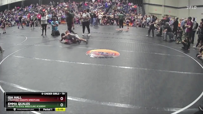 79 lbs Round 1 - Emma Quales, Palmetto State Wrestling Academy vs Gia ...