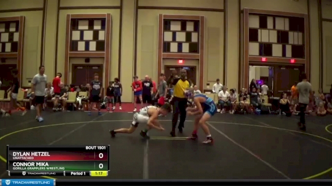 115 lbs Champ. Round 1 - Dylan Hetzel, Unattached vs Connor Mika ...