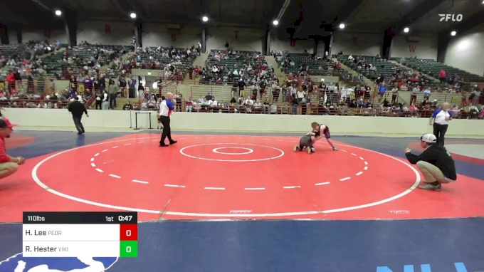 110 lbs Consi Of 8 #2 - Hudson Lee, Pedraza Wrestling vs Ryker Hester ...