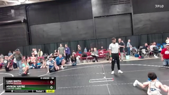 58 lbs 3rd Place Match - Liam Smith, Gaston Grizzlies vs Myron Hayre ...