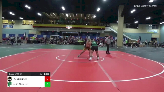 197 lbs Consi Of 16 #1 - Anthony Scala, Wayne State College vs Kaleb ...