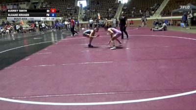 110 lbs Quarterfinal - Audrey Smith, Unattached Lindsey Wilson vs ...