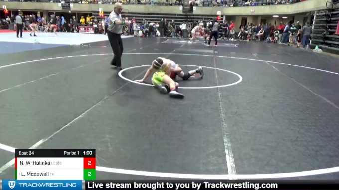 125 lbs Round 2 - Landen Mcdowell, Team Hammer vs Nicholas Wanner ...
