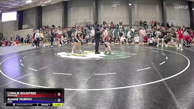 103 lbs Semifinal - Rianne Murphy, Iowa vs Lynnlie Rountree, Emmanuel