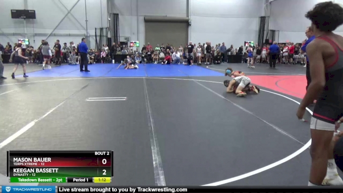 92 lbs Round 1 (4 Team) - Keegan Bassett, Dynasty vs Mason Bauer, Terps ...
