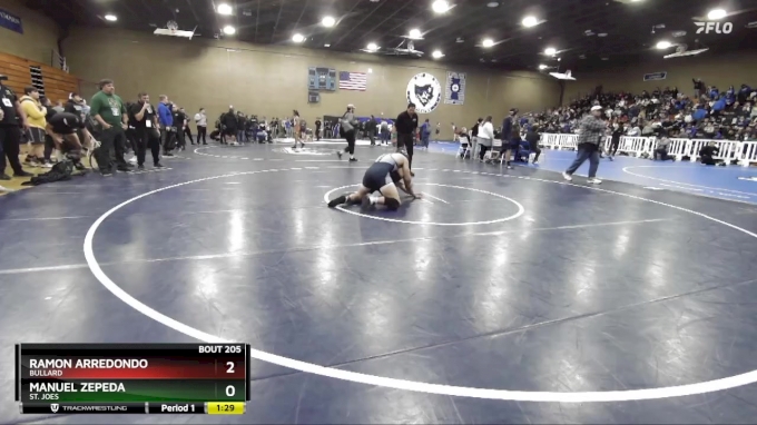 175 lbs Champ. Round 1 - Ramon Arredondo, Bullard vs Manuel Zepeda, St ...