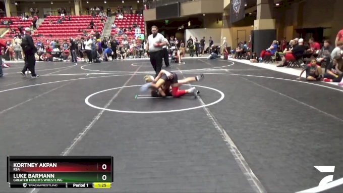 110 lbs Cons. Semi - Kortney Akpan, RSA vs Luke Barmann, Greater ...