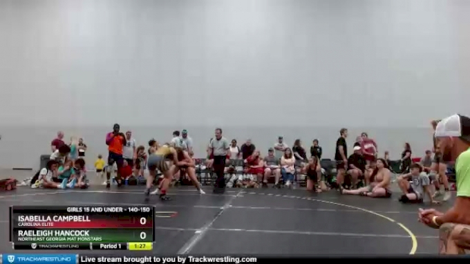 140-150 lbs Round 3 - Isabella Campbell, Carolina Elite vs Raeleigh ...