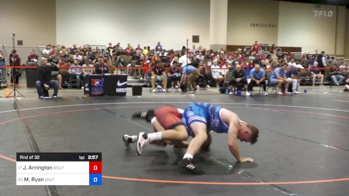 70 kg Rnd of 32 - Jackson Arrington, Wolfpack WC/ TMWC vs Matthew Ryan ...